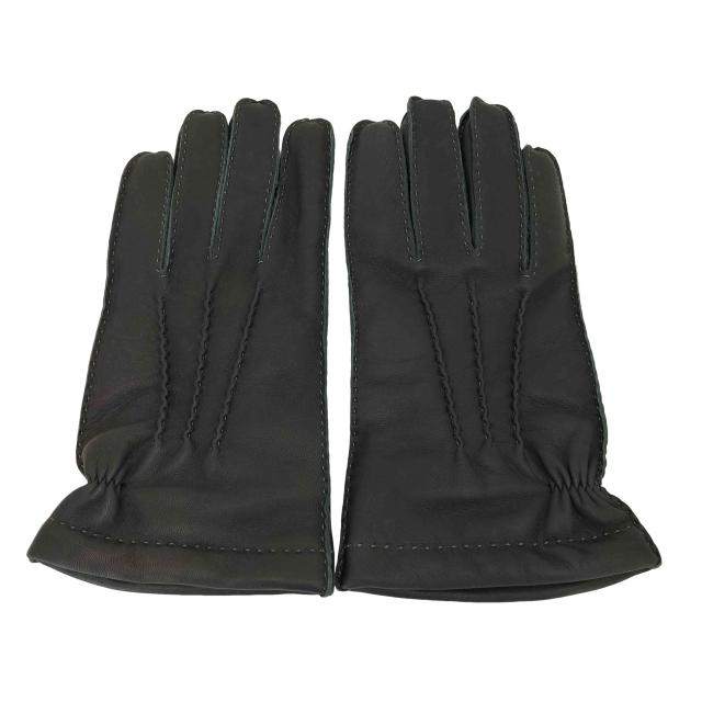 ISSEY MIYAKE(イッセイミヤケ) 00s 黒タグ 羊革 レザー グローブ 手袋 メンズ  24cm【中古】【ブランド古着バズストア】