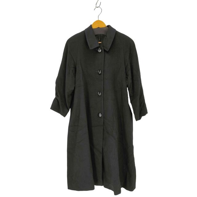 USED古着(ユーズドフルギ) 裏地シルク カシミヤ100% ステンカラーロングコート レディース JPN：M 【中古】【ブランド古着バズストア】