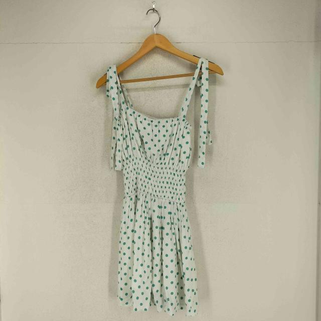 USED古着(ユーズドフルギ) {{ARAMINTA JAMES}} ARIA MINI DRESS POLKA DOT レディース  S【中古】【ブランド古着バズストア】 USED古着(ユーズドフルギ) {{ARAMINTA JAMES}} ARIA MINI DRESS POLKA