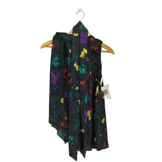 Sacai(サカイ) Froral Print Pullover フローラル サテンブラウス レディース JPN：1 【中古】【ブランド古着バズストア】