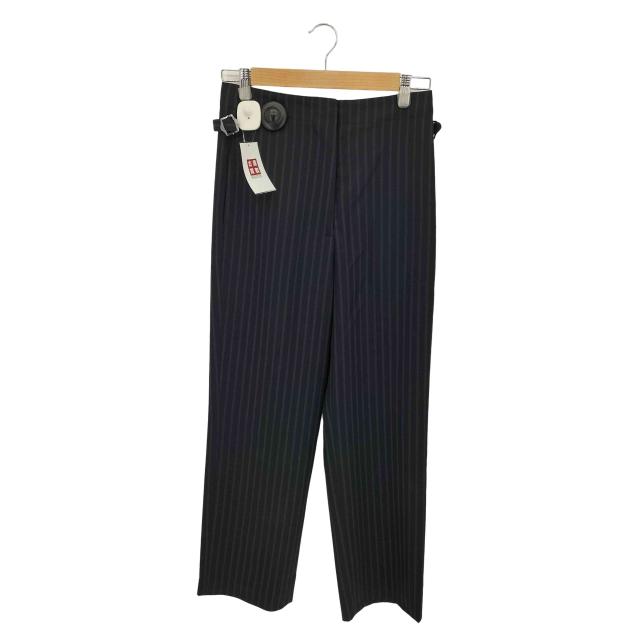 BACCA(バッカ) ストライプギャバ ハイウエストストレートパンツ レディース  36【中古】【ブランド古着バズストア】