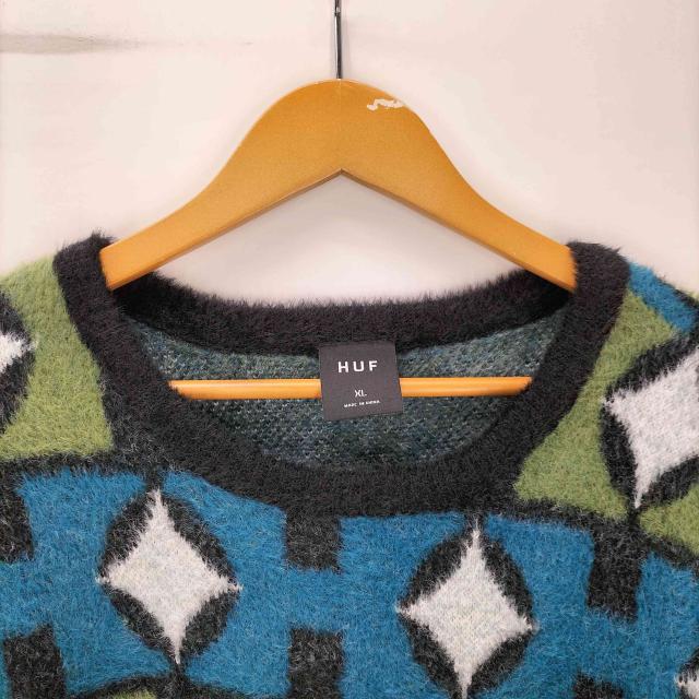 HUF(ハフ) 25AW SPACE AGE CREWNECK SWEATER クルーネック セーター
