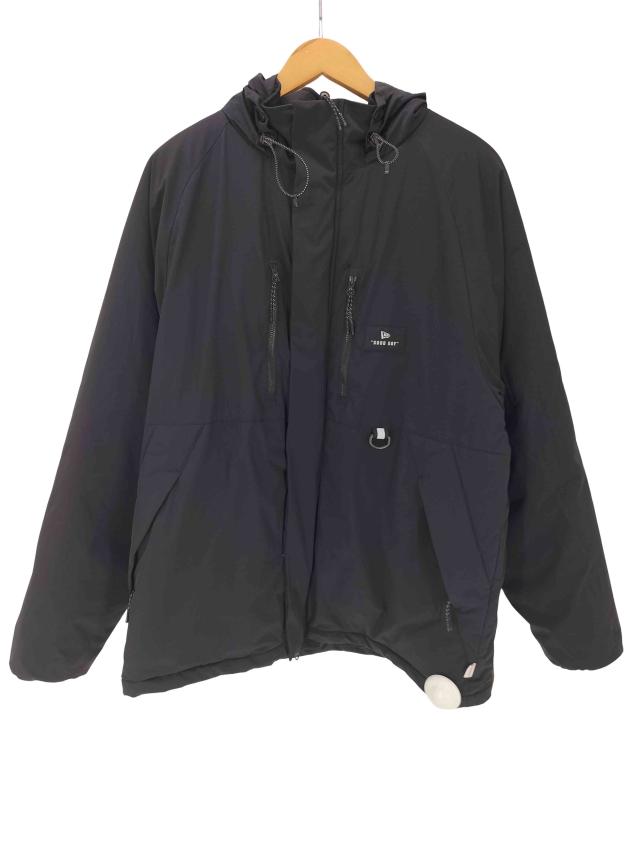 NEW ERA(ニューエラ) 24AW BUILT IN HOODIE INSULATED JACKET ビルドイン フーディー インサレーテッド ジャケット 中綿 メンズ import：L 【中古】【ブランド古着バズストア】