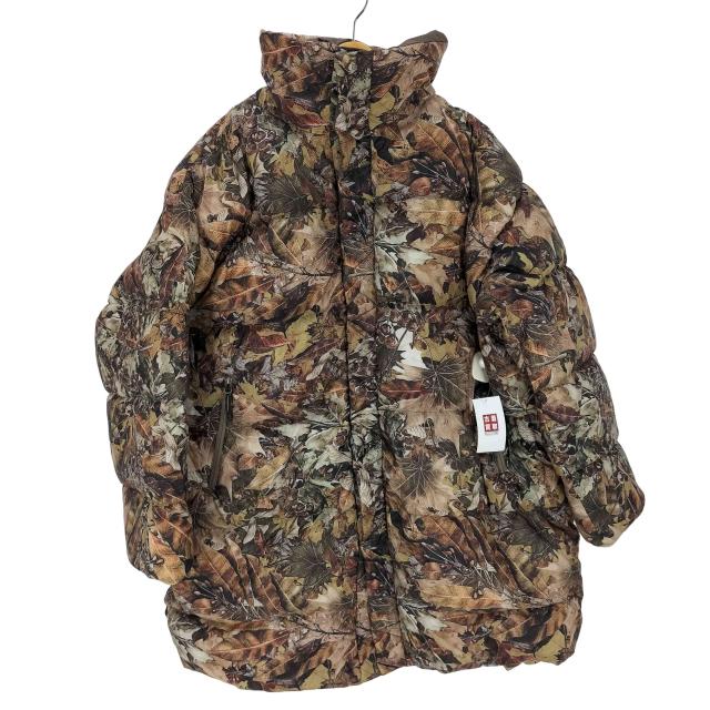 WHITE MOUNTAINEERING(ホワイトマウンテニアリング) FALLEN LEAVES PRINTED REVERSIBLE DOWN COAT メンズ  XXL【中古】【ブランド古着バズストア】