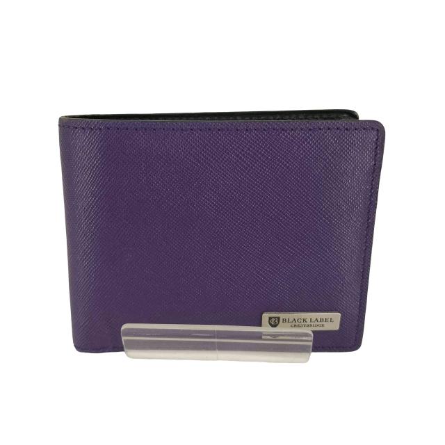 BURBERRY BLACK LABEL(バーバリーブラックレーベル) 二つ折り レザー メンズ 表記無 【中古】【ブランド古着バズストア】