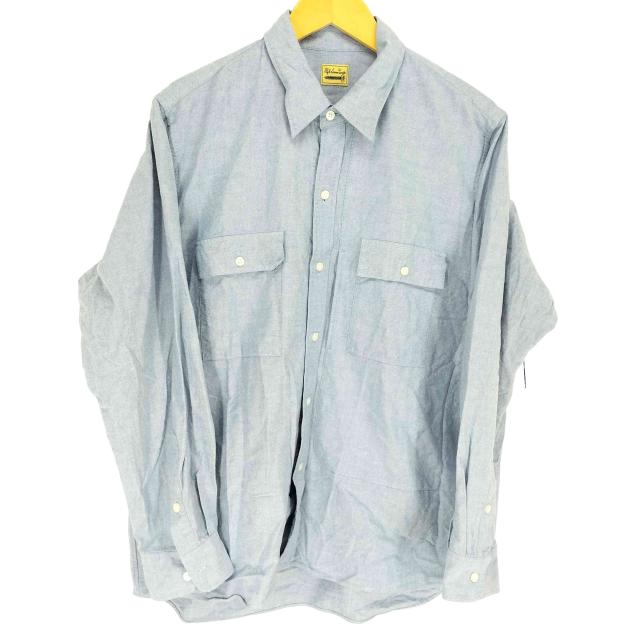 USED古着(ユーズドフルギ) {{HIGH SCREAM CENTER}} コットンシャツ domestic メンズ  L【中古】【ブランド古着バズストア】