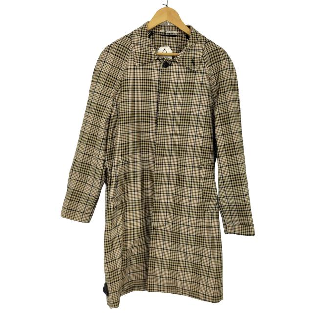 USED古着(ユーズドフルギ) palto italia bartolomeo ベルテッド グレンプレイドコート メンズ EUR：46 【中古】【ブランド古着バズストア】