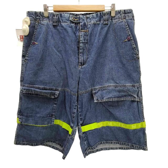 MARITHE FRANCOIS GIRBAUD(マリテフランソワジルボー) 90-00S シャトル ショート デニム パンツ ショーツ B系 メンズ  42【中古】【ブランド古着バズストア】