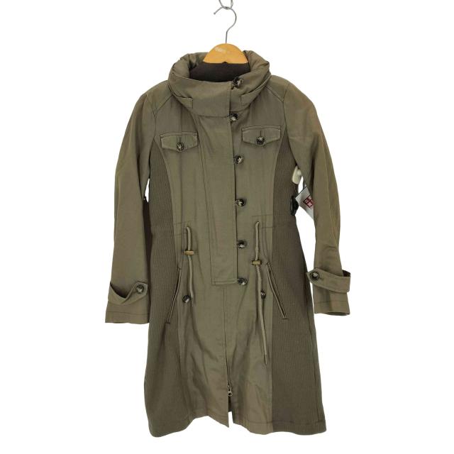 TORNADO MART FEMME(トルネードマートファム) キルティングライナー付き サイドリブ ハイネックコート Y2K グランジ レディース  38【中古】【ブランド古着バズストア】