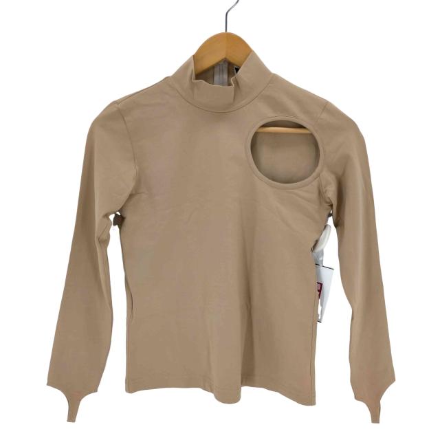 USED古着(ユーズドフルギ) {{JOHN}} NUDE FITTED CUT-OUT TOP レディース JPN：M 【中古】【ブランド古着バズストア】