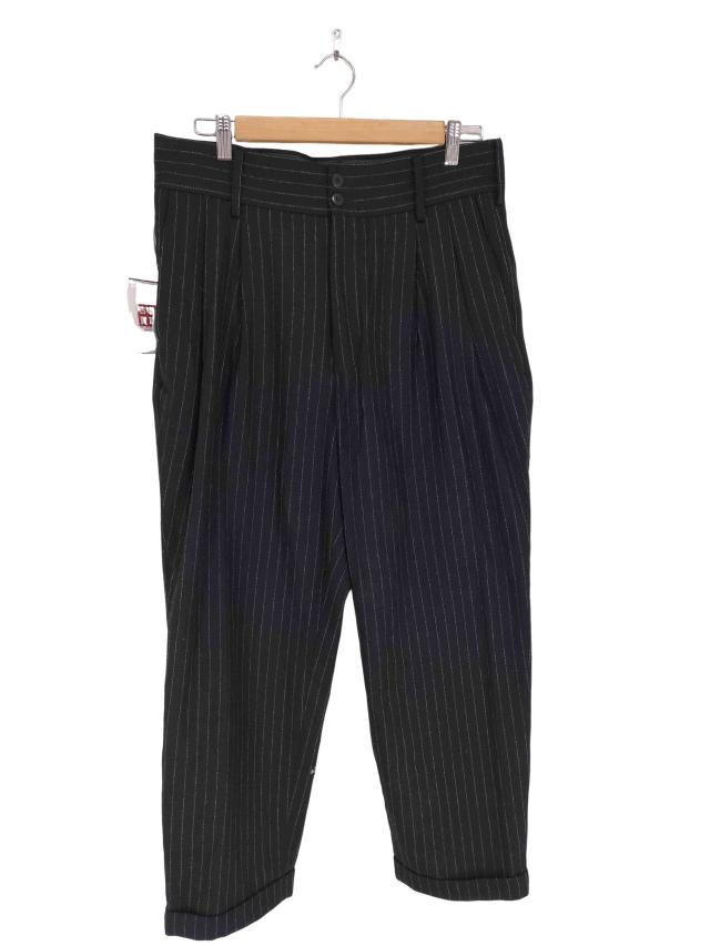 USED古着(ユーズドフルギ) {{ON O FF by TTAGGG}} ストライプスラックス import メンズ  L【中古】【ブランド古着バズストア】