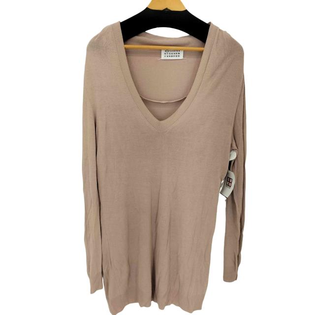 Martin Margiela(マルタンマルジェラ) 01SS 1 本人期 Vネックレーヨンオーバーサイズニット メンズ import：L 【中古】【ブランド古着バズストア】