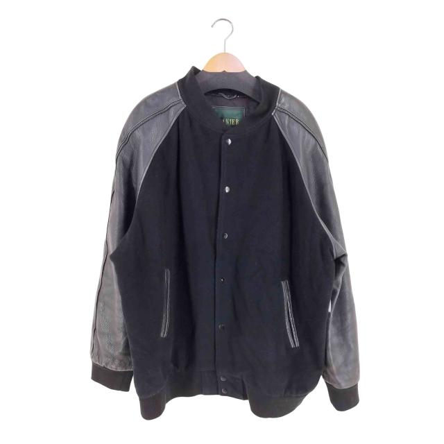 USED古着(ユーズドフルギ) {{DANIER}} レザースリーブ スタジャン メンズ  48-50【中古】【ブランド古着バズストア】