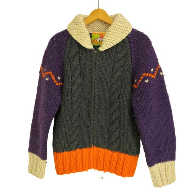 OZONE COMMYUNITY(オゾンコミュニティー) 90S 初期 COUNTRY Wear  ウール デザイン カウチンニット レディース 表記無 【中古】【ブランド古着バズストア】