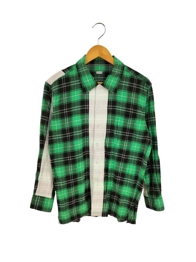 SEQUEL(シークエル) LINE NEL CHECK SHIRT メンズ import：S 【中古】【ブランド古着バズストア】