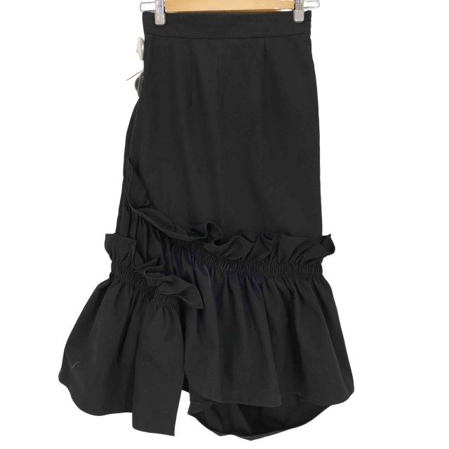USED古着(ユーズドフルギ) {{SHUSHU/TONG}}  フリル ティアード タイトスカート レディース  UK8【中古】【ブランド古着バズストア】