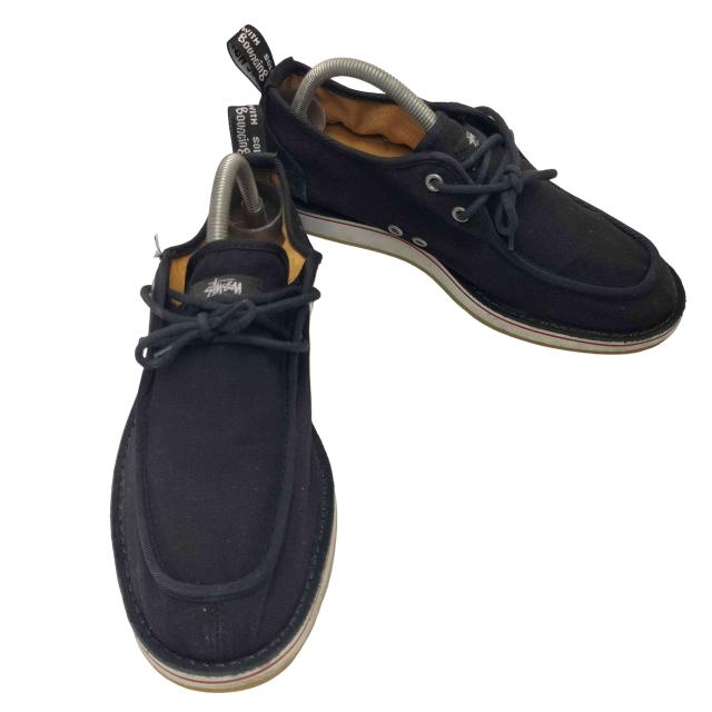 Stussy(ステューシー) Hambleton キャンバス ローカット スニーカー メンズ US：9 【中古】【ブランド古着バズストア】