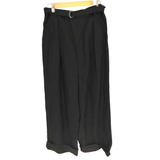 REGULATION Yohji Yamamoto(レギュレーションヨウジヤマモト) 25SS GABARDINE R-MACKIN LOOSE PANTS ギャバジン R-MACKIN ルーズパンツ メンズ JPN【中古】【ブランド古着バズストア】