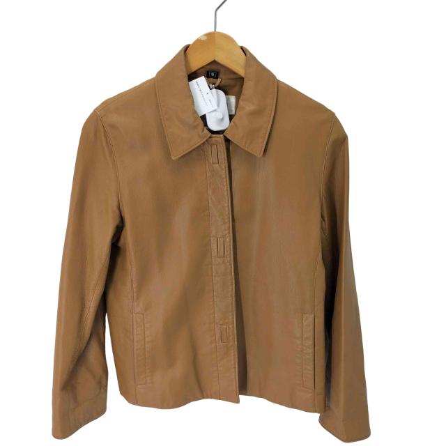 BALMAIN PARIS(バルマンパリ) ラムレザー比翼ジャケット レディース JPN：9号 【中古】【ブランド古着バズストア】