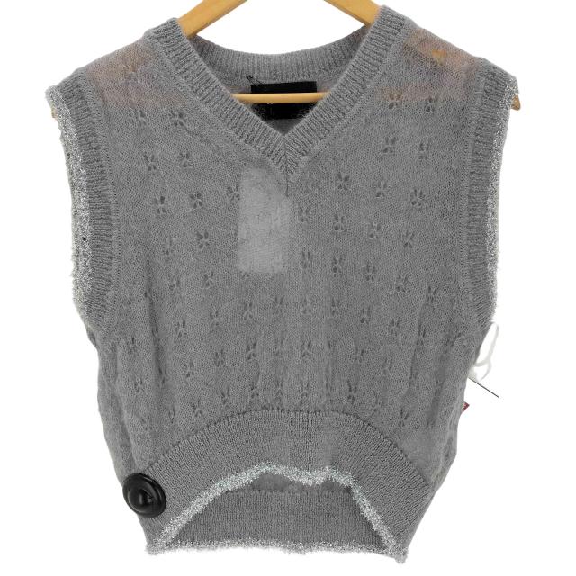 Simone Rocha(シモーネロシャ) Tinsel knit vest レディース JPN：S 【中古】【ブランド古着バズストア】