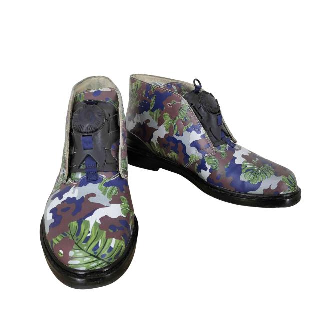 MIHARA YASUHIRO(ミハラヤスヒロ) DISC BLAZE カモ柄チャッカブーツ メンズ  27【中古】【ブランド古着バズストア】