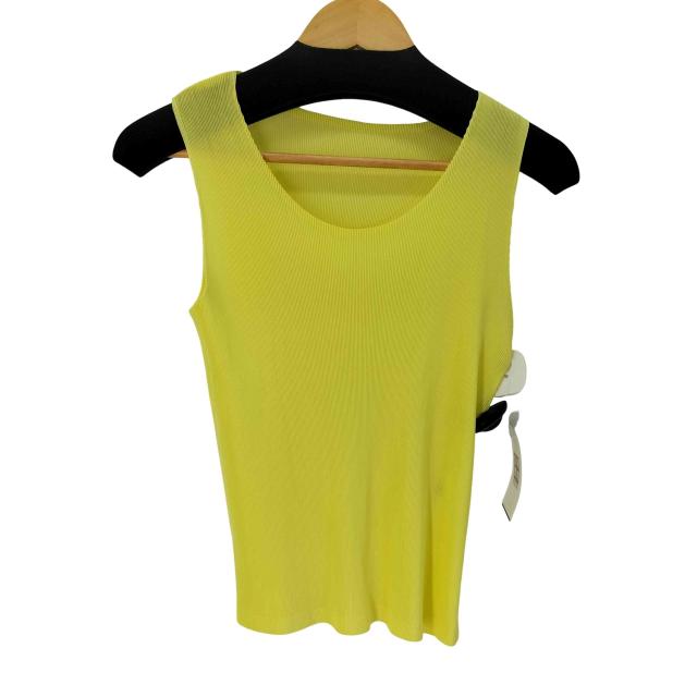 PLEATS PLEASE ISSEY MIYAKE(プリーツプリーズイッセイミヤケ) プリーツノースリーブトップス レディース  03【中古】【ブランド古着バズストア】