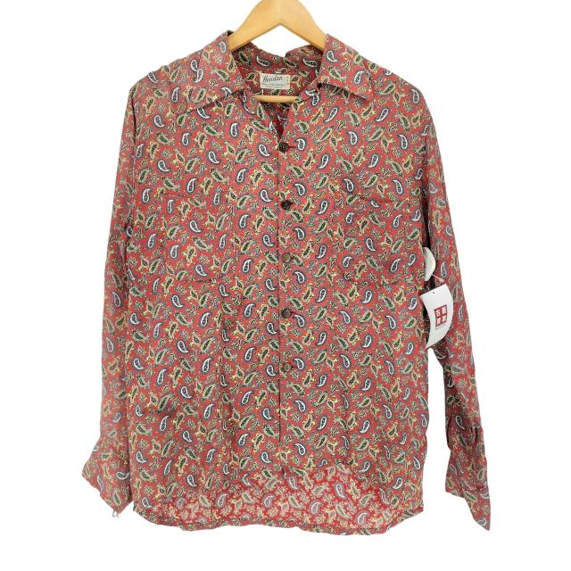 USED古着(ユーズドフルギ) {{Hendan}} MADE IN CALIFORNIA 40s- ペイズリー柄レーヨンシャツ メンズ  M【中古】【ブランド古着バズストア】
