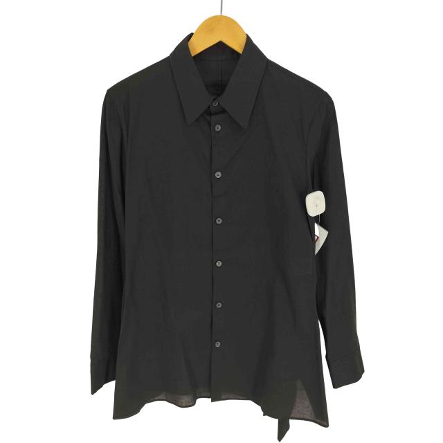 Yohji Yamamoto(ヨウジヤマモト) collections 25SS 100/-KHADI BACKSIDE FLARED SLIM B 100/-カディ バックサイドフレア スリム B シャツ レディー【中古】【ブランド古着バズストア】