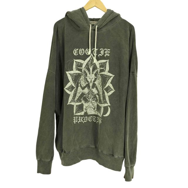 cootie productions(クーディプロダクション) HANGOUT Pigment Dyed Open End Yarn Sweat Hoodie メンズ  X LARGE【中古】【ブランド古着バズストア】