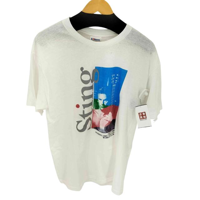 Hanes(ヘインズ) 80S ?1988 STEERPIKE LTD 1987-1988  Sting Nothing Like the Sun World Tour Tシャツ メンズ import：XL 【中古】【ブランド古着バズストア】