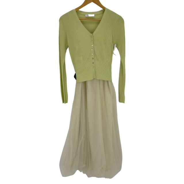 CELFORD(セルフォード) バルーンチュールワンピース＆カーディガン レディース JPN：36 【中古】【ブランド古着バズストア】