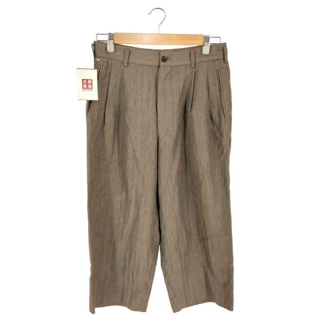 COMME des GARCONS HOMME(コムデギャルソンオム) 田中オム ウール2タックスラックス クロップド メンズ JPN：M 【中古】【ブランド古着バズストア】