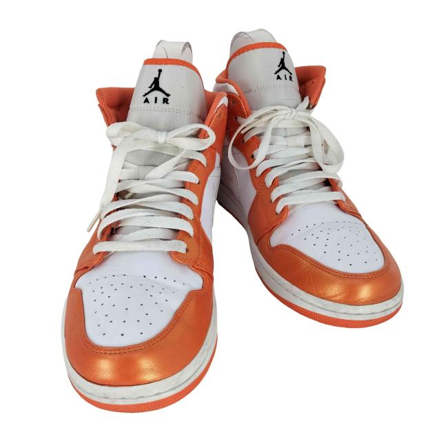 JORDAN BRAND(ジョーダンブランド) AIR JORDAN MID ORANGE/WHITE メンズ JPN：28.5 【中古】【ブランド古着バズストア】
