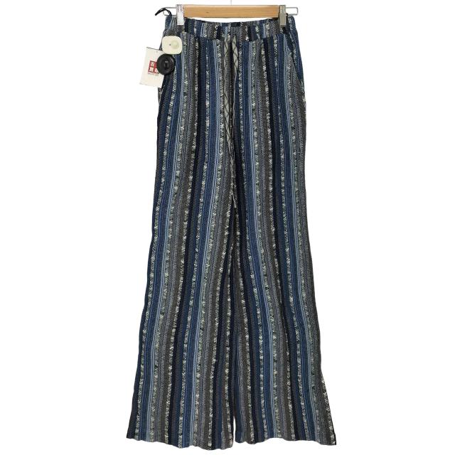 Mame Kurogouchi(マメクロゴウチ) Raschel Stripe Jersey Wide Trousers レディース  1【中古】【ブランド古着バズストア】