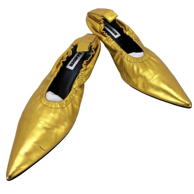 JIL SANDER(ジルサンダー) ポインテッドトゥ ローヒールパンプス レディース JPN：37 【中古】【ブランド古着バズストア】