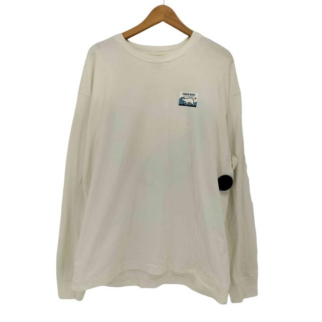HUMAN MADE(ヒューマンメイド) 23SS GRAPHIC L/S T-SHIRT シロクマ Polar Bear メンズ JPN：XL 【中古】【ブランド古着バズストア】