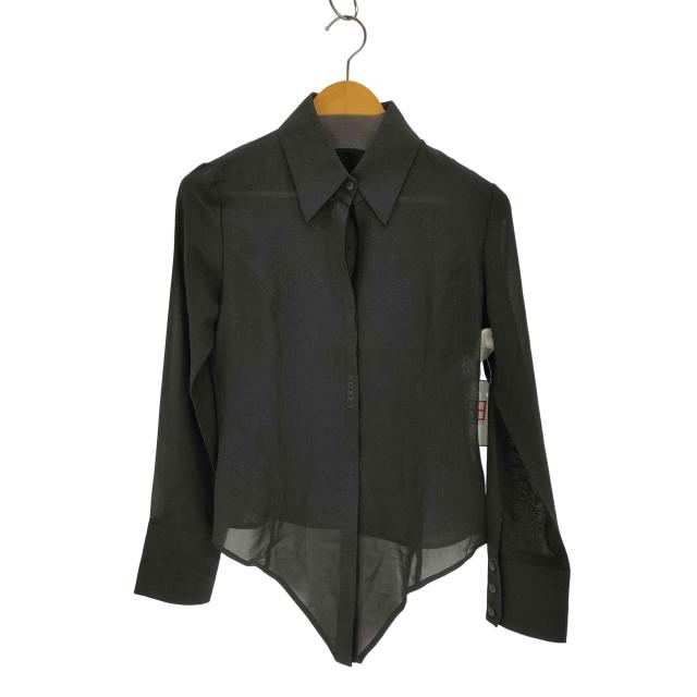 FOXEY NEW YORK(フォクシーニューヨーク) L/Sシアーシャツ レディース JPN：40 【中古】【ブランド古着バズストア】