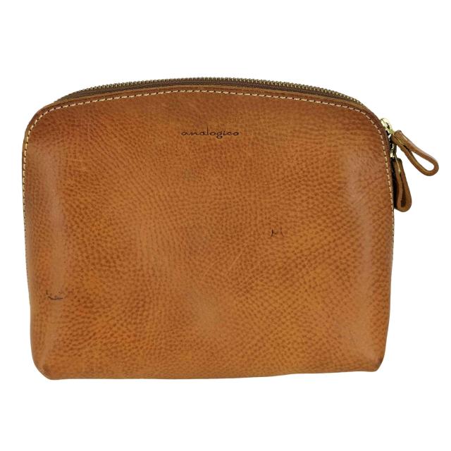 USED古着(ユーズドフルギ) analogico レザー ラウンドファスナーショルダー レディース 表記無 【中古】【ブランド古着バズストア】