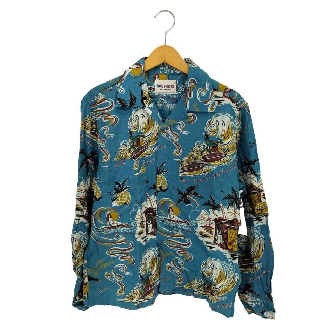 WEIRDO(ウィアード) WEIRDO HUT - L/S SHIRTS ロングスリーブ アロハシャツ メンズ JPN：S 【中古】【ブランド古着バズストア】