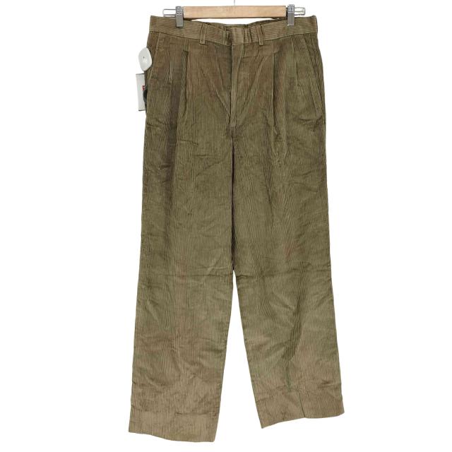 USED古着(ユーズドフルギ) PURIST 90S MADE IN USA 太畝コーデュロイ2タックスラックス ロケットTALON メンズ 表記無 【中古】【ブランド古着バズストア】