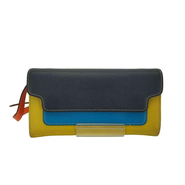 MARNI(マルニ) サフィアーノレザー マルチカラー ショルダーウォレット レディース 表記無 【中古】【ブランド古着バズストア】