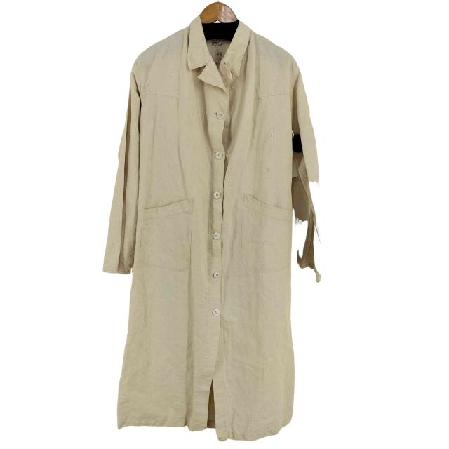 FRENCH ARMY(フレンチアーミー) リネン メディカルコート レディース  2【中古】【ブランド古着バズストア】