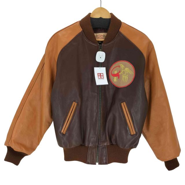 USED古着(ユーズドフルギ) {{GARUDA LEATHER}} レザーアワードジャケット メンズ  40【中古】【ブランド古着バズストア】