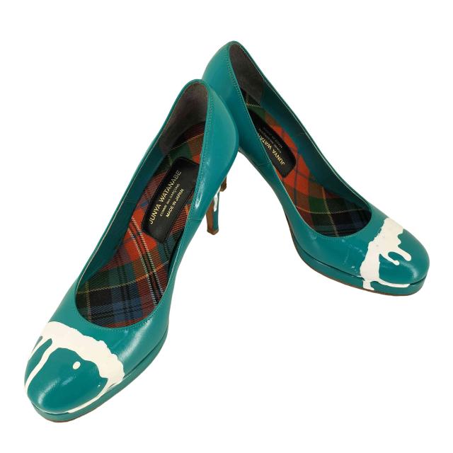 JUNYA WATANABE COMME des GARCONS(ジュンヤワタナベコムデギャルソン) ペイント ヒールパンプス レディース JPN：24.5 【中古】【ブランド古着バズストア】
