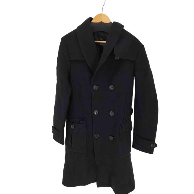 AKM(エーケイエム) melton shawl long trench メンズ  XL【中古】【ブランド古着バズストア】