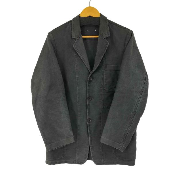 USED古着(ユーズドフルギ) 推定40-50S ブラックモールスキン テーラードジャケット ワークジャケット メンズ 表記無 【中古】【ブランド古着バズストア】