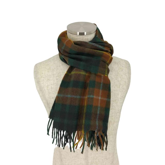 Joshua Ellis england(ジョシュアエリス) カシミヤ100 チェック柄マフラー メンズ 表記無 【中古】【ブランド古着バズストア】