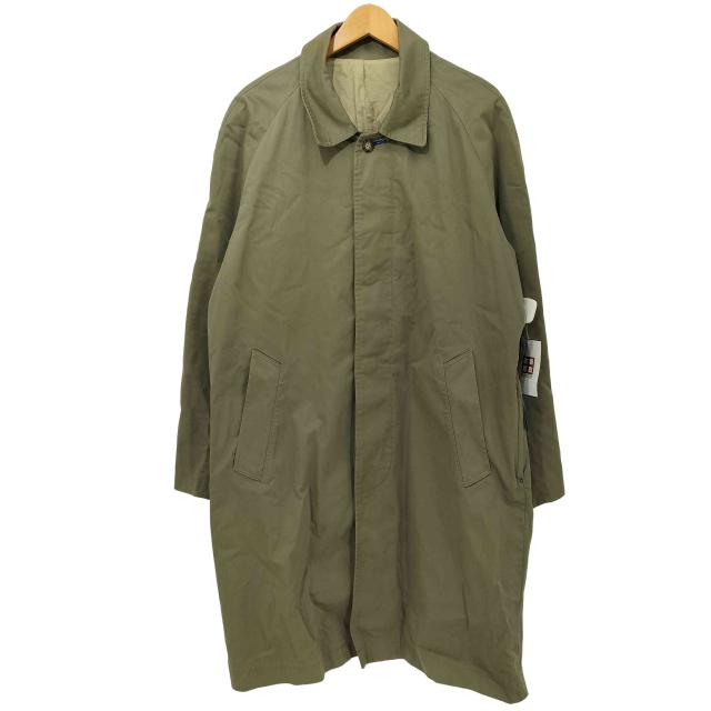 YAECA(ヤエカ) 裏地カラーパイピング ステンカラーコート メンズ JPN：1 【中古】【ブランド古着バズストア】