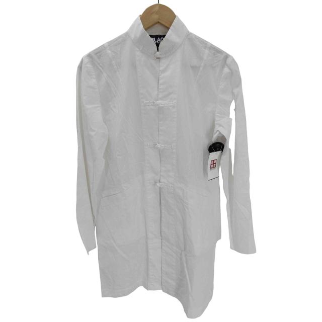 BLACK COMME des GARCONS(ブラックコムデギャルソン) AD2014 15SS L/S Chinese Kungfu shirt  コットン チャイナ カンフー シャツ メンズ JPN：S 【中古】【ブランド古着バズストア】