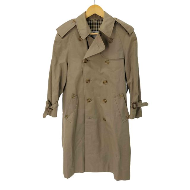AQUASCUTUM(アクアスキュータム) 80s 英国製 ダブルトレンチコート メンズ 表記無 【中古】【ブランド古着バズストア】